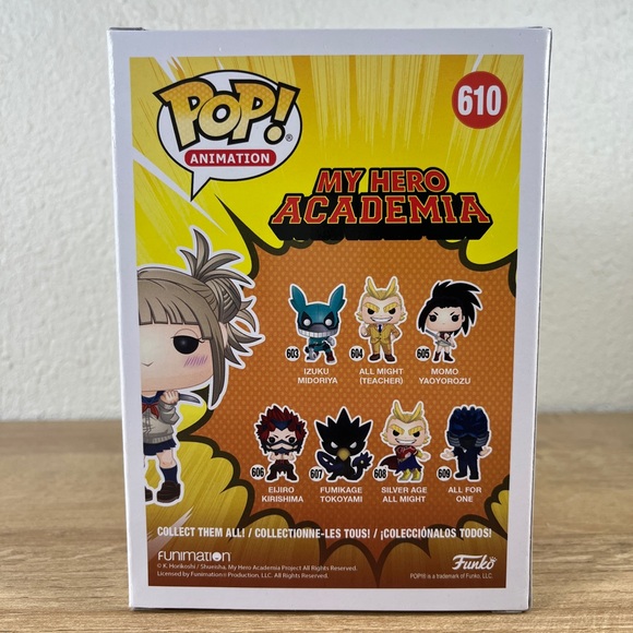 Funko | Toys | Himiko Toga Funko Pop 6 Aaa Anime Mha Signed Verified ...
